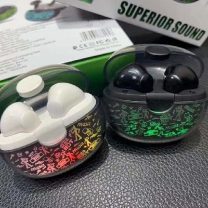 Y95 RGB Led Glowing Tws Wireless Headphones : Gadgethub.com.bd